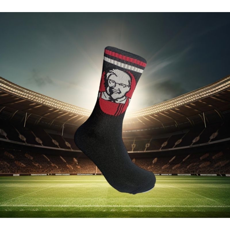 Jual Kaos kaki Motif KFC Hitam Original Oldschool | Shopee Indonesia