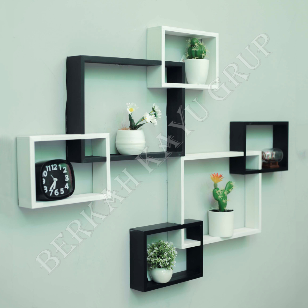 Jual RAK DINDING 3 KOTAK - Hiasan Dinding, Rak dinding, kotak, tempel ...