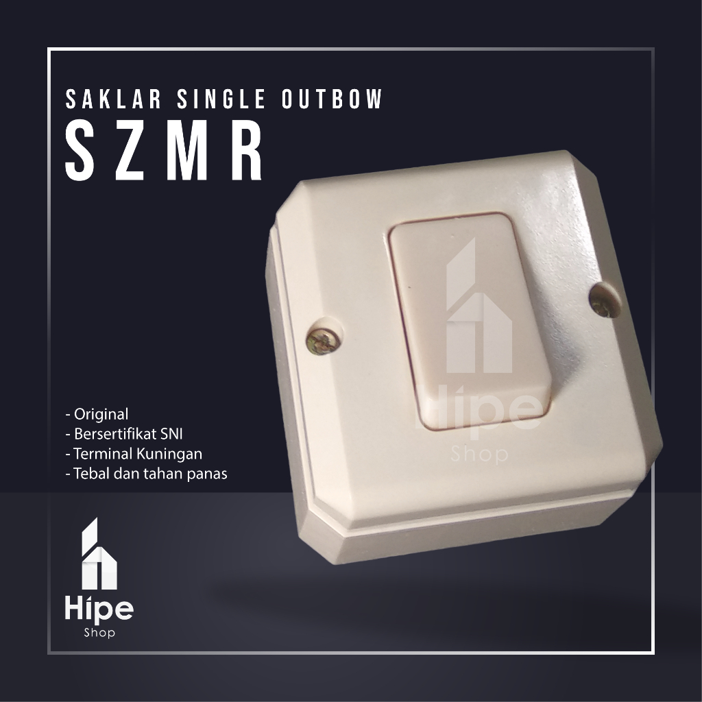 Jual Saklar Engkel Single Outbow OB SZMR / Out Bow otbow switch tempel ...