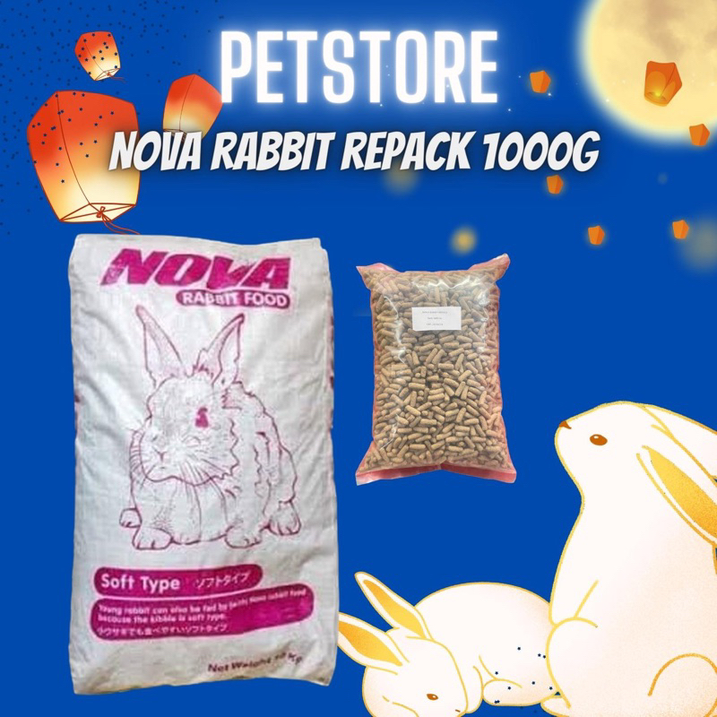 Jual Makanan Kelinci 1 KG NOVA RABBIT | Shopee Indonesia