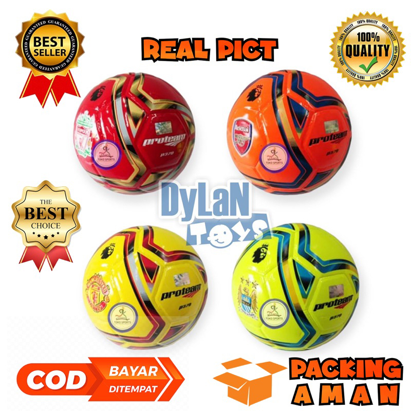 Jual PROMO BISA COD PROTEAM BOLA SEPAK PU KUALITAS IMPORT SEPAK BOLA ...