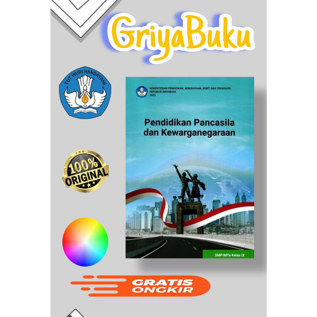 Jual BUKU PAKET SISWA SMP/MTS PENDIDIKAN PANCASILA DAN KEWARGANEGARAAN KELAS 9 KURIKULUM MERDEKA ...