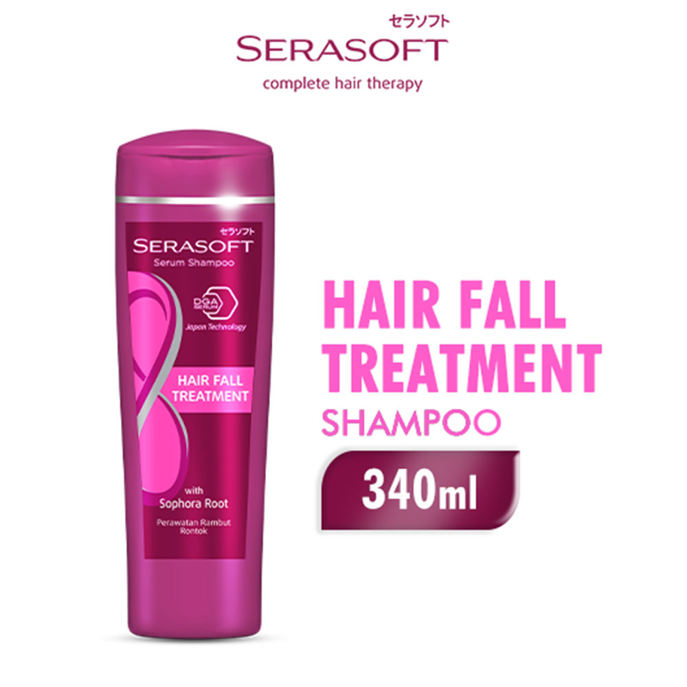 Jual Shampoo Serasoft Hair Fall Treatment 340 ml | Shopee Indonesia