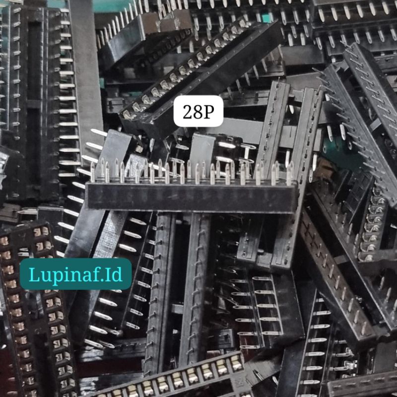 Jual SOCKET IC 28 PIN 28P 28PIN SOKET | Shopee Indonesia