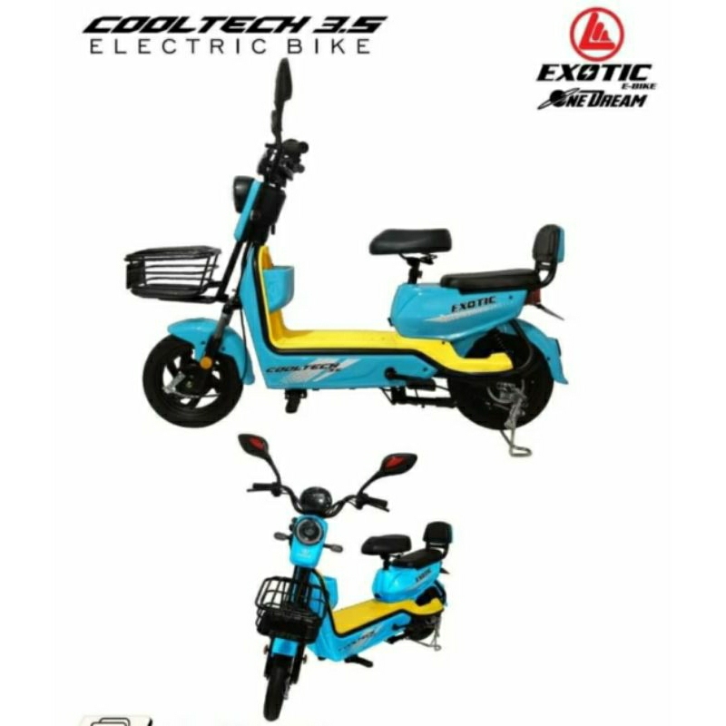 Jual Sepeda listrik EXOTIC COOLTECH 3.5 by PACIFIC 500 watt | Shopee ...