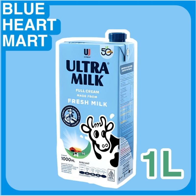Jual Ultra Milk Susu UHT Full Cream 1L | Shopee Indonesia