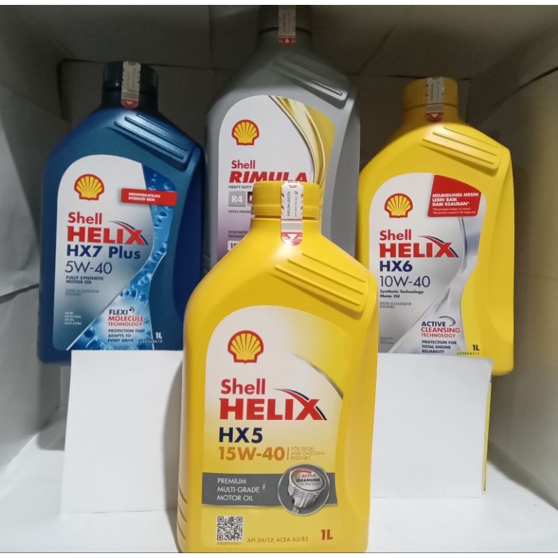 Jual Oli Shell Helix Hx5/Hx6/Hx7/Hx3/City/Rimula | Shopee Indonesia