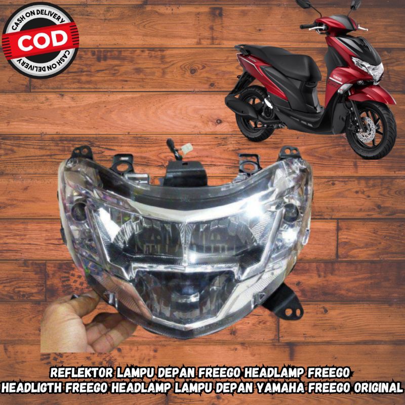 Jual reflektor lampu depan headlamp headlight yamaha freego old ...