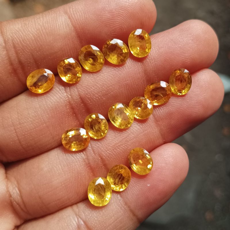 Jual BATU NATURAL YELLO SAFIR/YAKUT KUNING ASLI ORIGINAL 100% batu alam ...