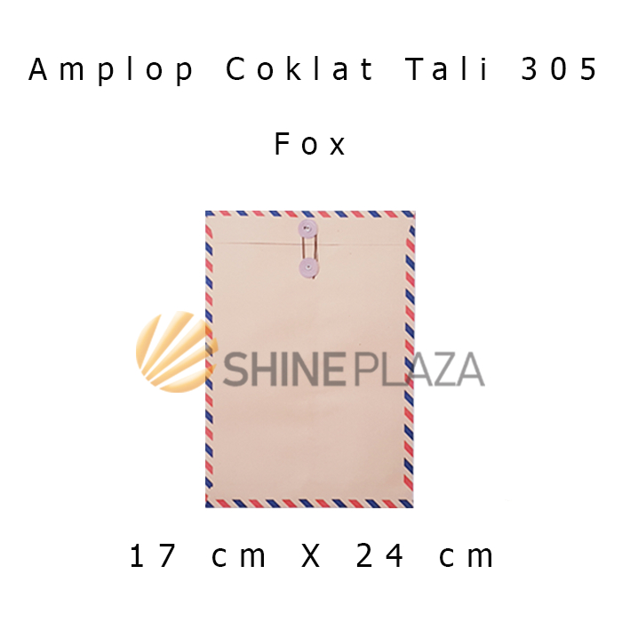 Jual Amplop Coklat Tali 305 Fox - Amplop Tali 305 Fox - Amplop Airmail ...