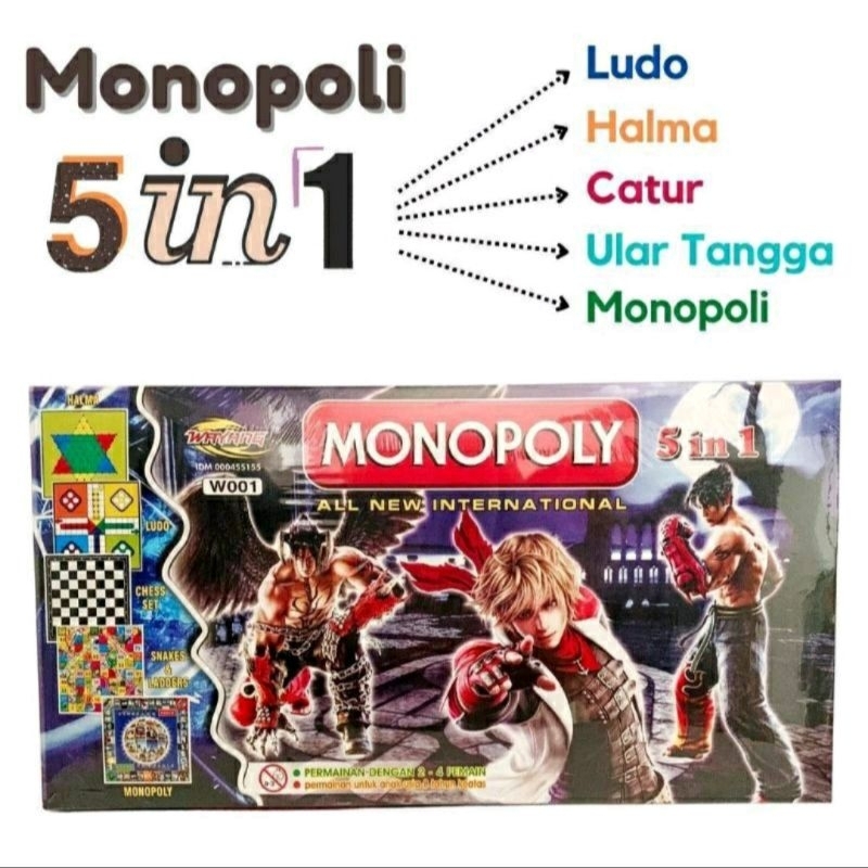 Jual Mainan Monopoly International 5in1 | Shopee Indonesia