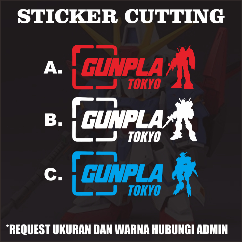 Jual Stiker Cutting Gunpla Tokyo / Sticker Cutting | Shopee Indonesia