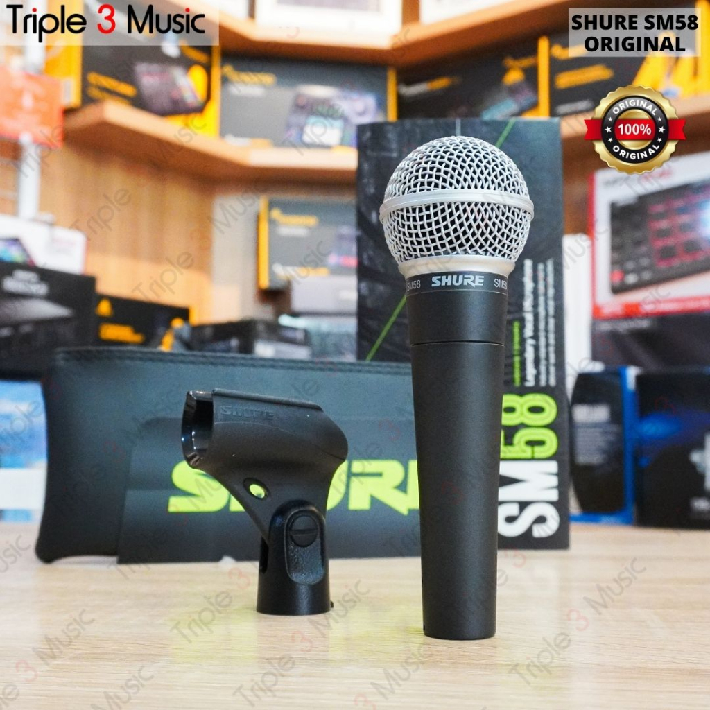 Jual Shure SM58 Original Microphone Dynamic | Shopee Indonesia