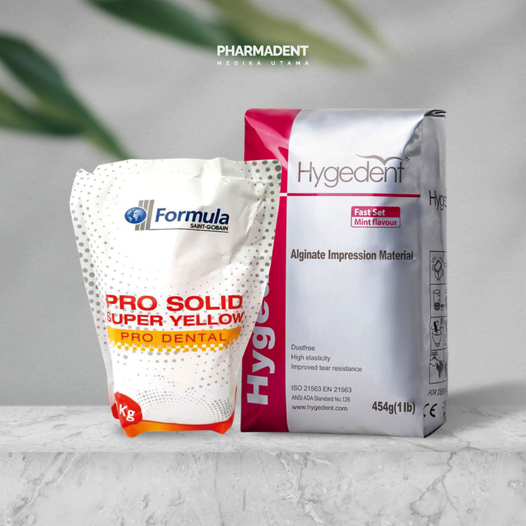 Jual Paket alginate Hygedent & Stone Kuning RESMI AKL | Shopee Indonesia