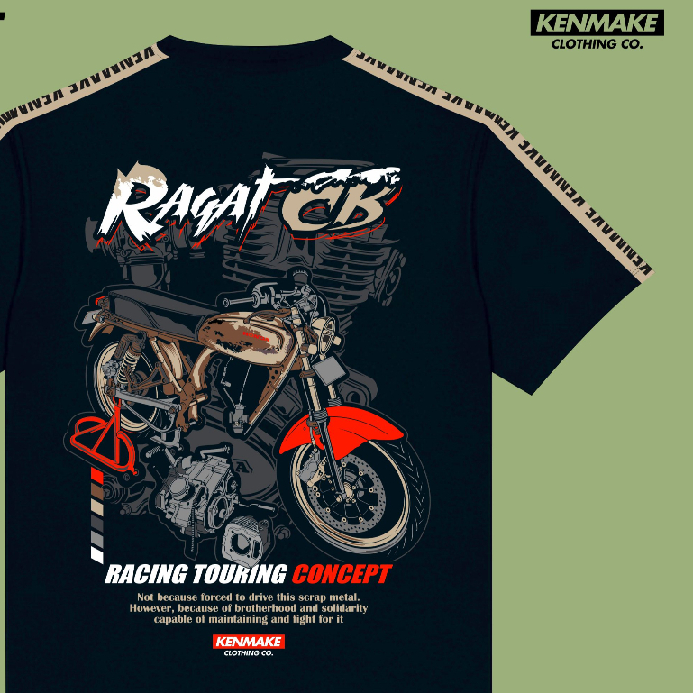 Jual Kaos Cb kenmake Tshirt ragat cb pria wanita cod black edition ...
