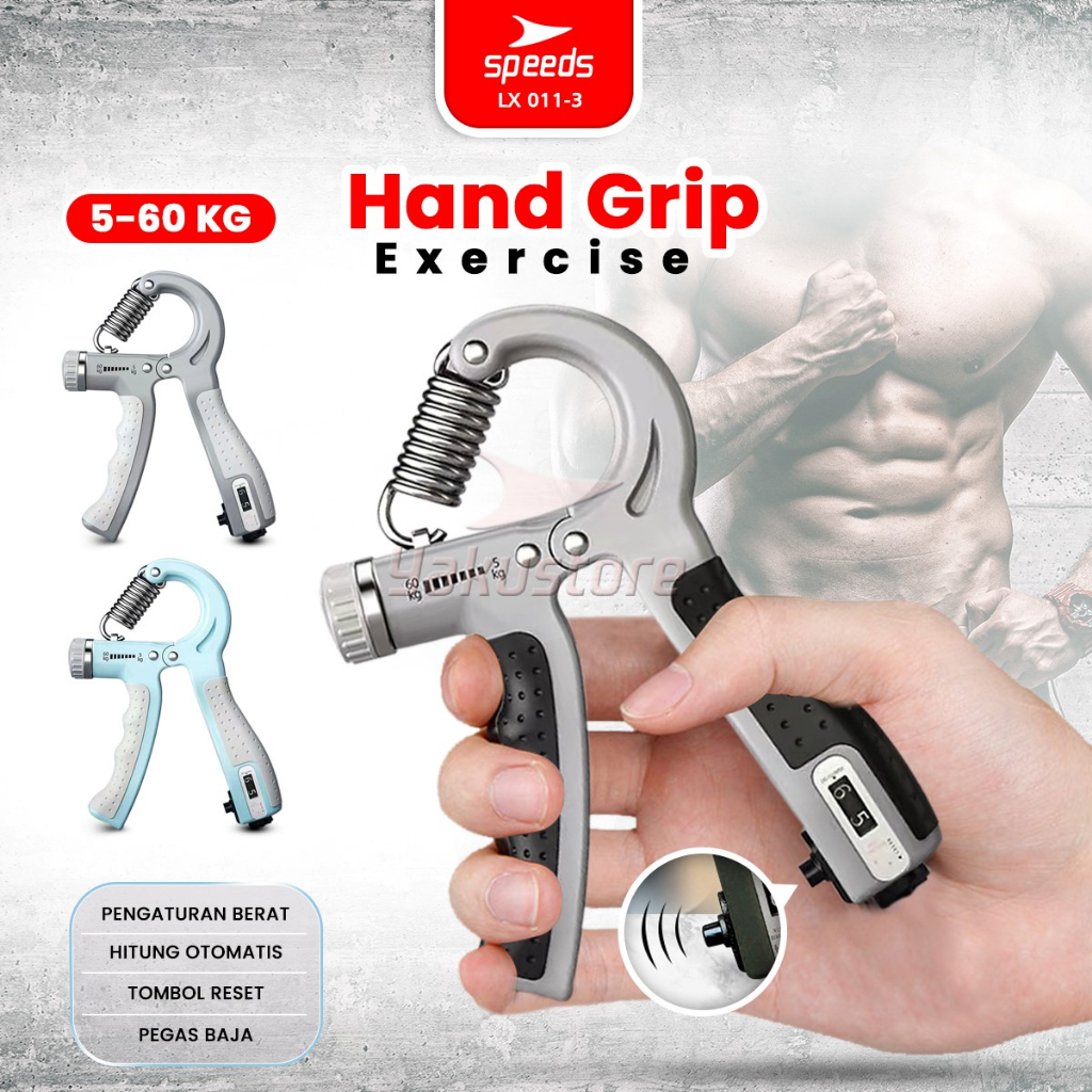 Jual SPEEDS Handgrip Hand Grip 5-60 kg Alat bantu fitness Otot lengan ...