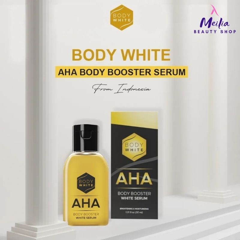 Jual BODY WHITE AHA Body Booster White Serum 30ml | Shopee Indonesia