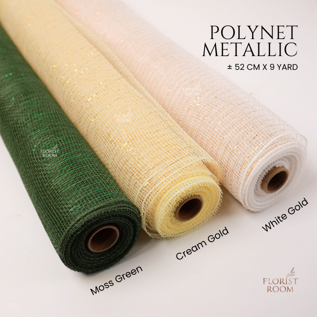 Jual Polynet Metallic - Flower Mesh | Shopee Indonesia