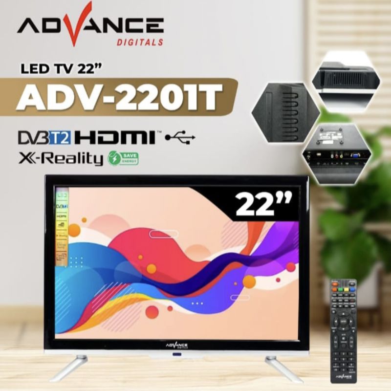 Jual TV DIGITAL ADVANCE 2201T - TV LED ADVANCE 22 INCH USB MOVIE ...