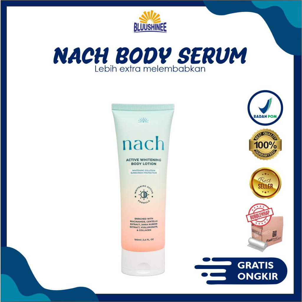 Jual NACH Active Whitening Body Lotion - Day Lotion Whitening & Sun ...