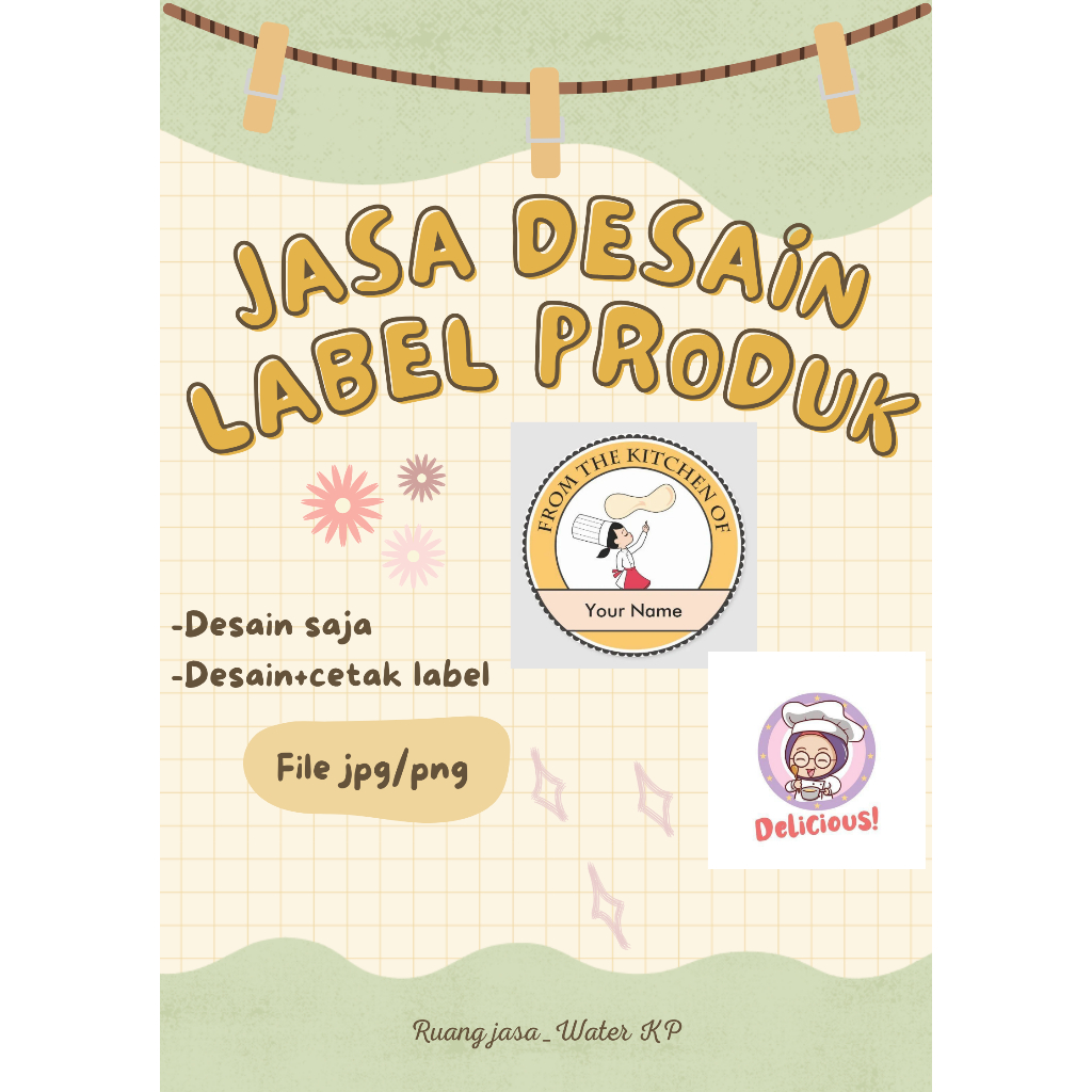 Jual Jasa Desain Label Produk | Shopee Indonesia