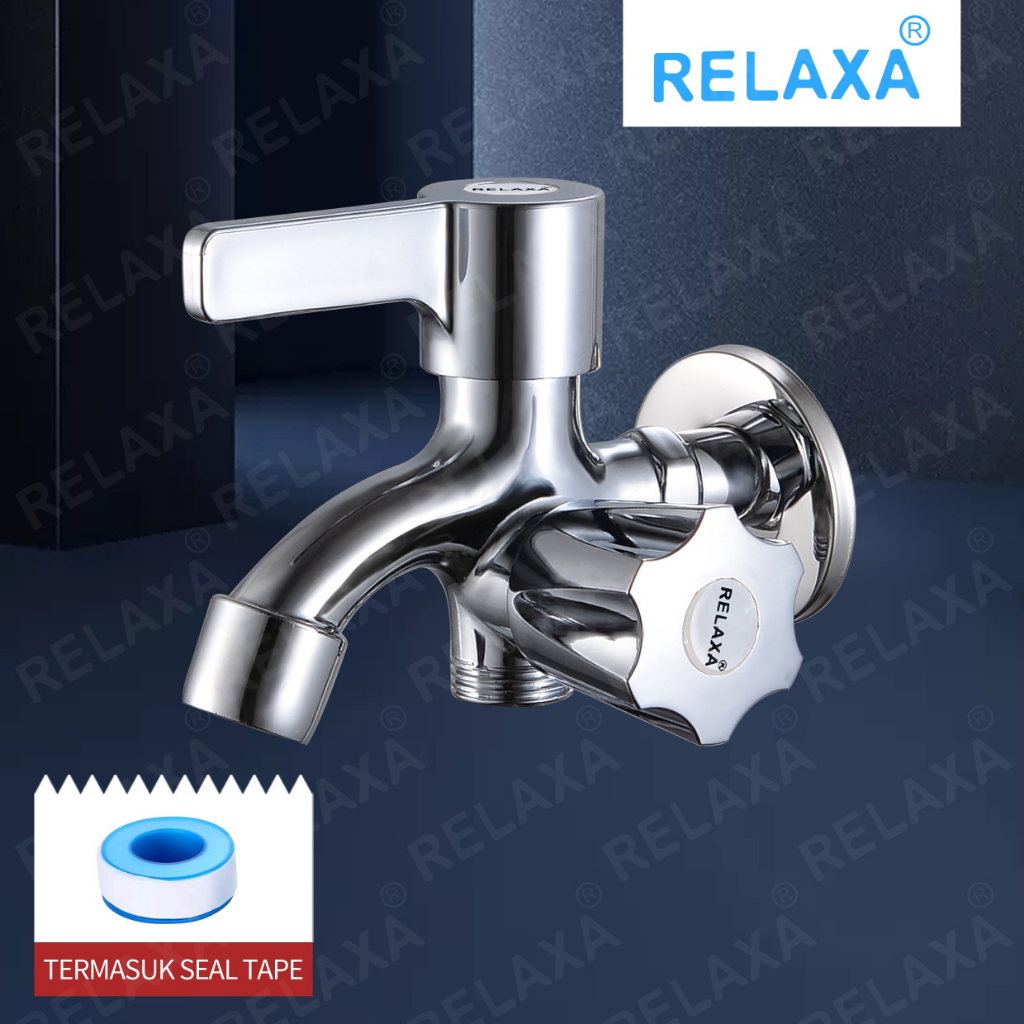 Jual KERAN AIR Kran Cabang 2 DUA Engkol Baling Keran Shower Multifungsi Keran Cabang FULL 100% ...