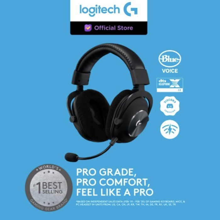 Jual Logitech Pro X Wireless Gaming Headset Lightspeed | Shopee Indonesia