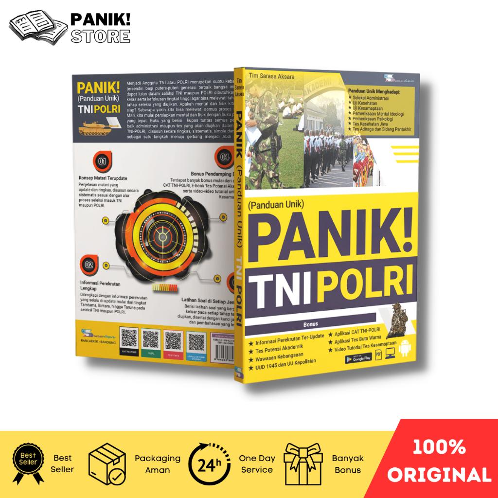 Jual Buku Tes Tni Polri Panik Panduan Unik Tni Polri Shopee Indonesia
