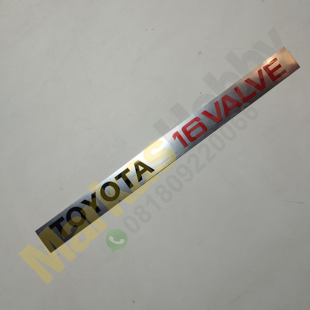 Jual Sticker Toyota Corolla Twincam 16 Valve Mesin Set | Shopee Indonesia