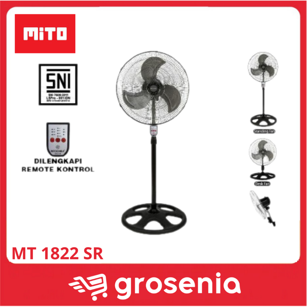 Jual MITOCHIBA Kipas Angin 3In1 Tornado 18 Inch - Mt-1822SR | Shopee Indonesia