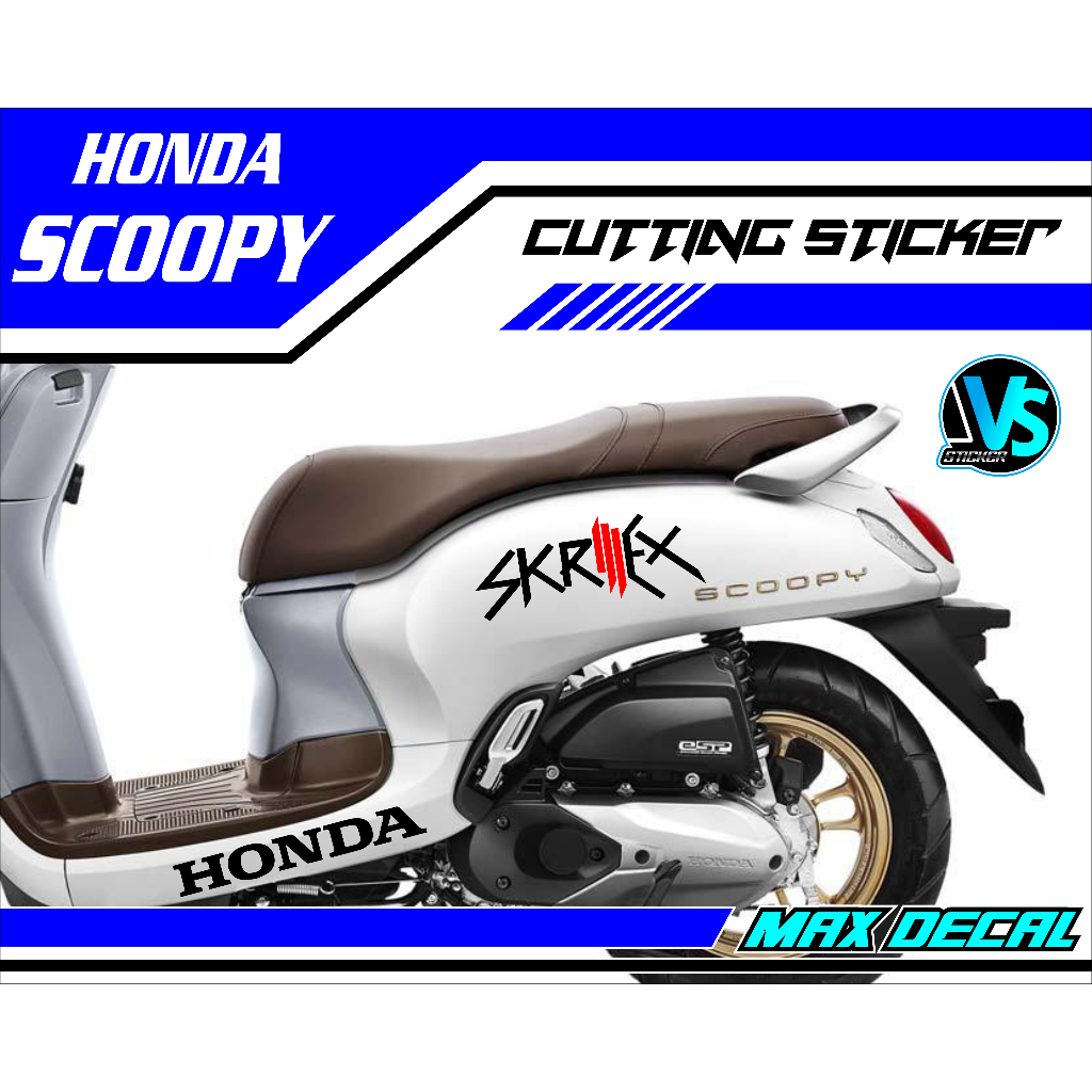 Jual Stiker Scoopy Sticker SKRILLEX Striping Cutting Honda Scoopy ...