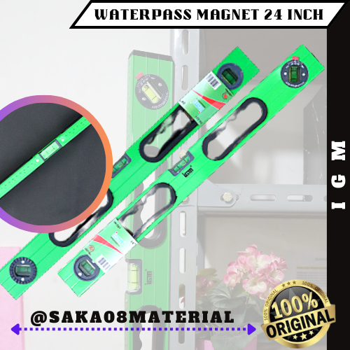 Jual PROMO WATERPASS MAGNET 24 INCH 60 CM IGM ORIGINAL TERBARU ...