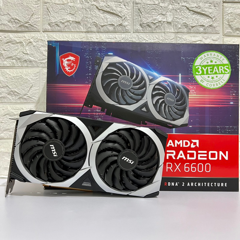 Jual VGA RX 6600 8GB MSI MECH 2X GDDR6 (LIKE NEW) | Shopee Indonesia