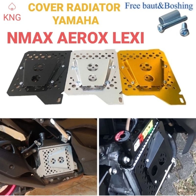 Jual Cover Radiator Motor Veloscope Yamaha Nmax Aerox Lexi - Tutup ...