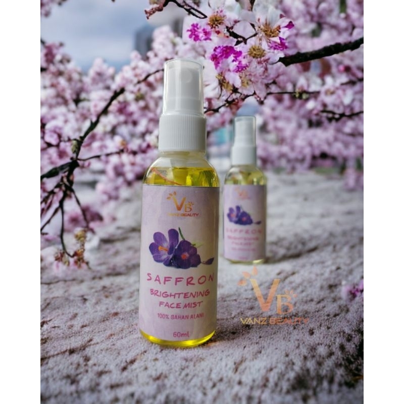 Jual (PAKET 3 PCS) FACE MIST SAFFRON BRIGHTENING 60ML / FACEMIST ...