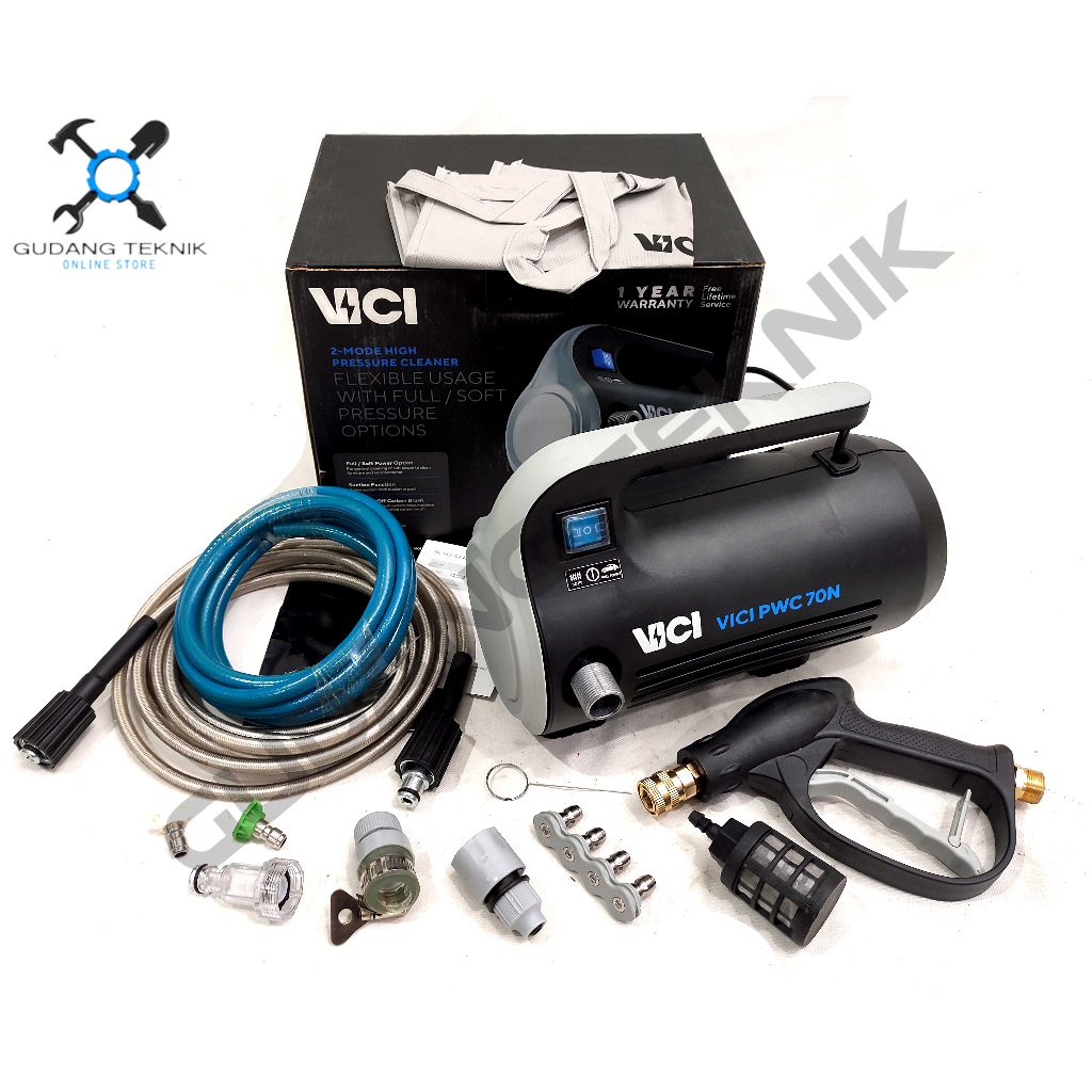Jual JET CLEANER VICI PWC 70N / Mesin Jet Cleaner Cuci Steam Mobil Motor Ac PWC70N - High ...