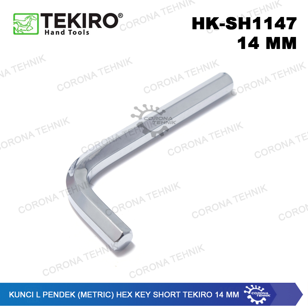 Jual Hex Key Short Tekiro 14 mm Kunci L Pendek (METRIC) | Shopee Indonesia