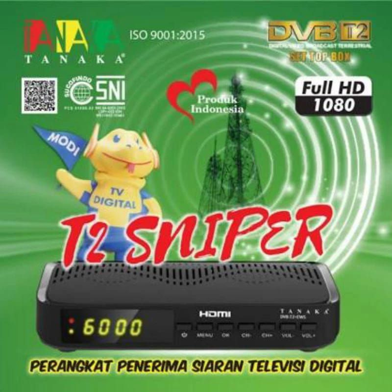 Jual SET TOP BOX TANAKA DVBT2 SNIPER | Shopee Indonesia