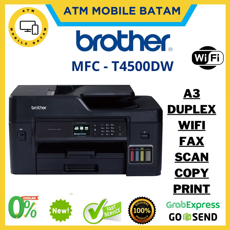 Jual Printer BROTHER MFC T4500DW A3 Printer Multifunction | Shopee ...
