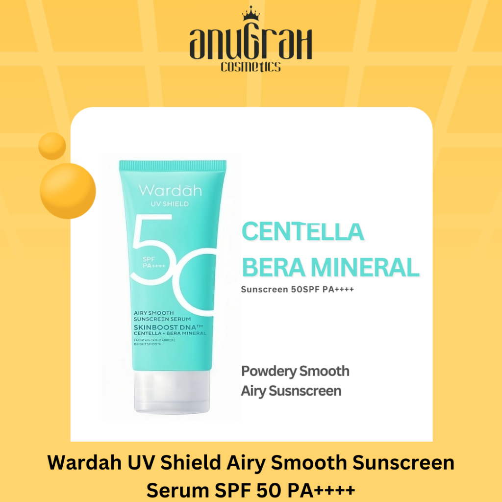 Jual Wardah UV Shield [ AIRY ] Smooth Sunscreen Serum SPF 50 PA++++ | Shopee Indonesia