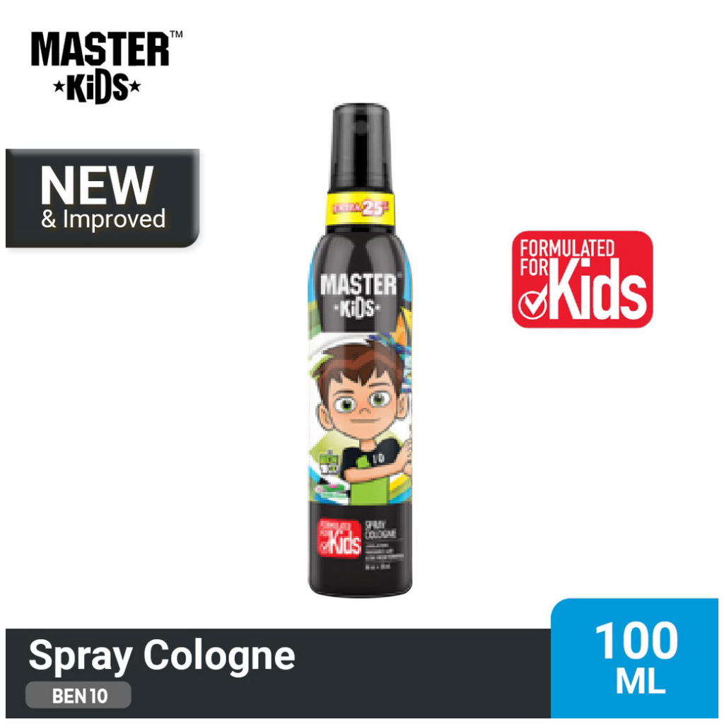 Jual Master Kids Ben 10 Spray Cologne 100ml Bubblegum | Shopee Indonesia