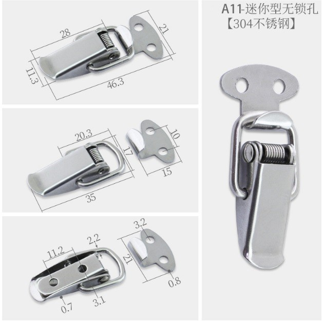 Jual Mini Lock box / /toggle clamp mini kotak perhiasan / kunci box ...