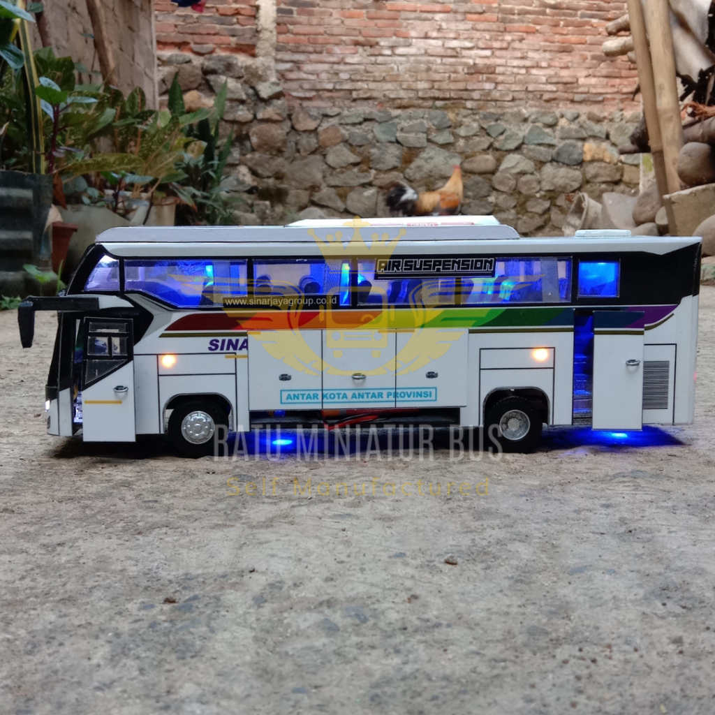 Jual Miniatur Bis Sinar Jaya HD Prima Full Spek Ada Telolet Basurinya ...
