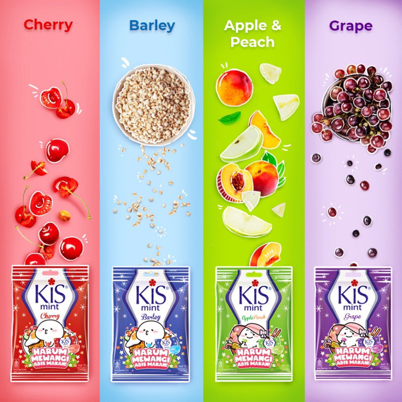 Jual PERMEN KIS MINT ISI 50 PCS (125g) | Shopee Indonesia