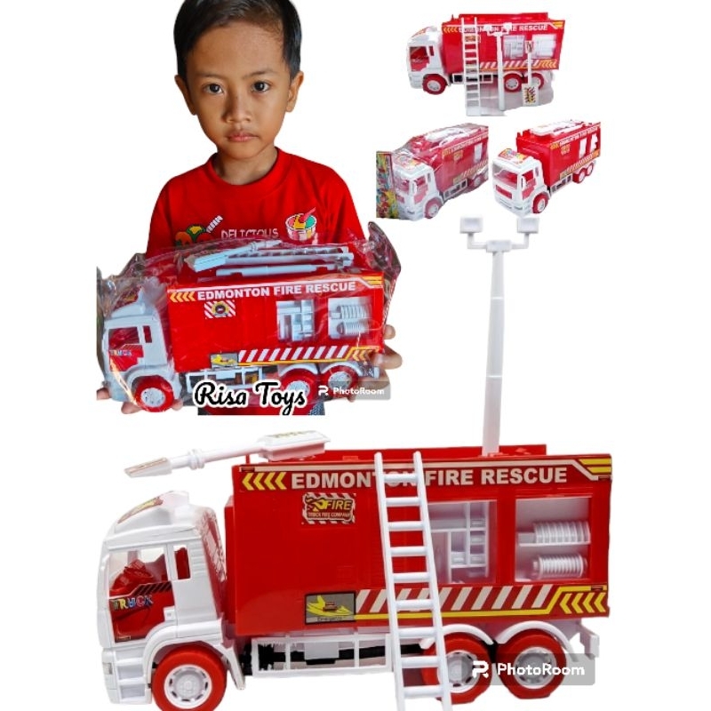 Jual Mainan Mobil Pemadam Kebakaran (DAMKAR) ST2043 | Shopee Indonesia