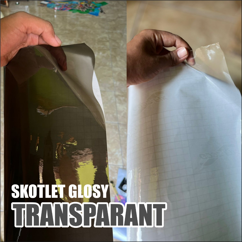 Jual STIKER MOTOR/SKOTLET HITAM DAN BENING TRANSPARANT UNTUK VARIASI ...