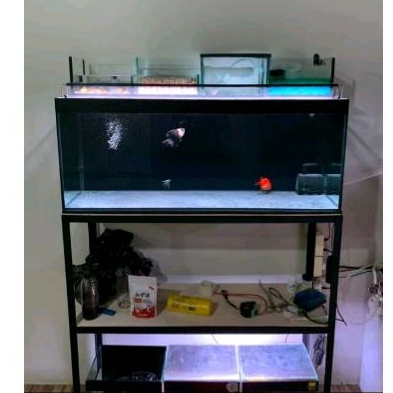 Jual Rak serbaguna P80cm L40cm T80cm 3 susun / Rak aquarium / Rak susun ...
