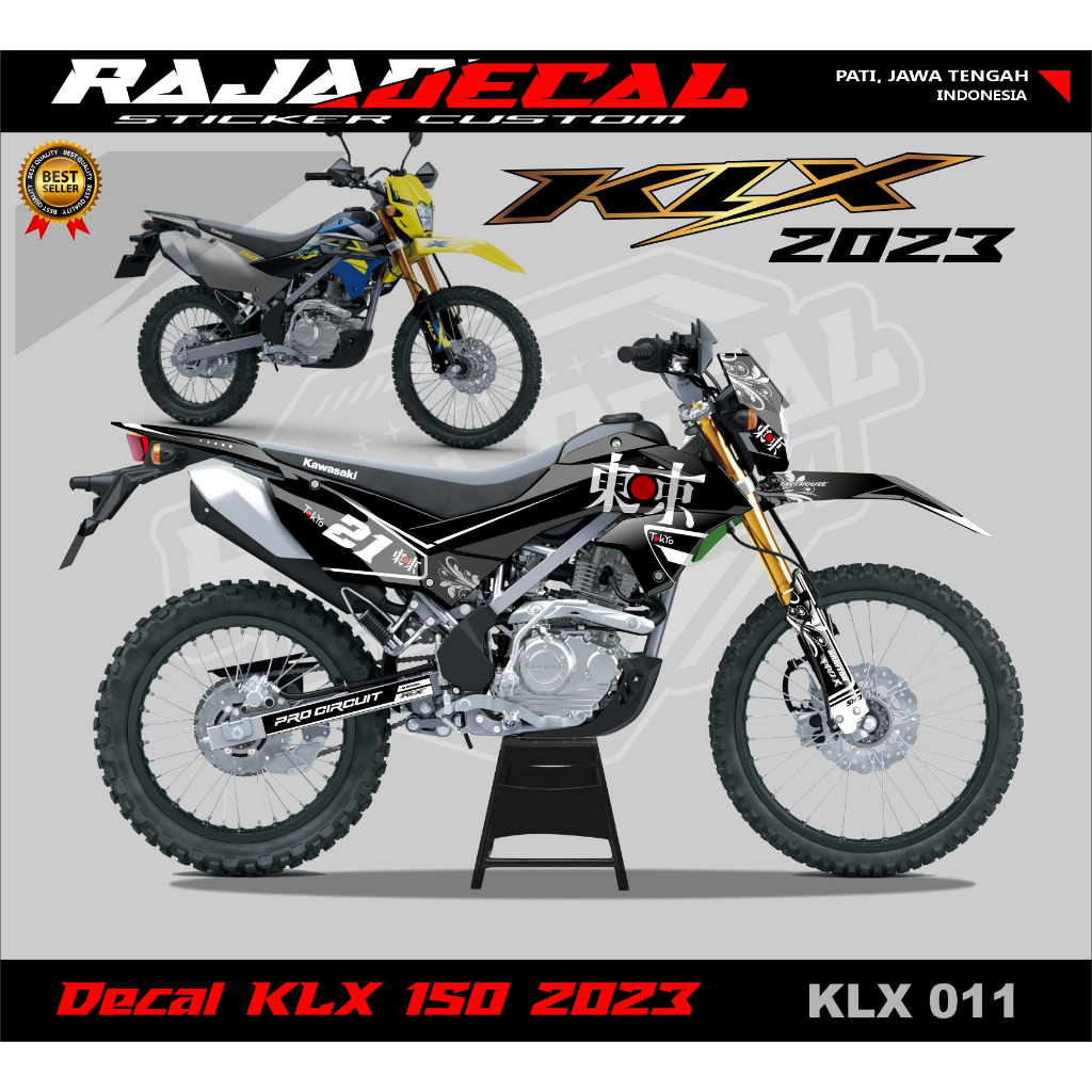 Jual Stiker KLX 2023 Decal Sticker KLX 150 Facelift 2023 Fullbody ...