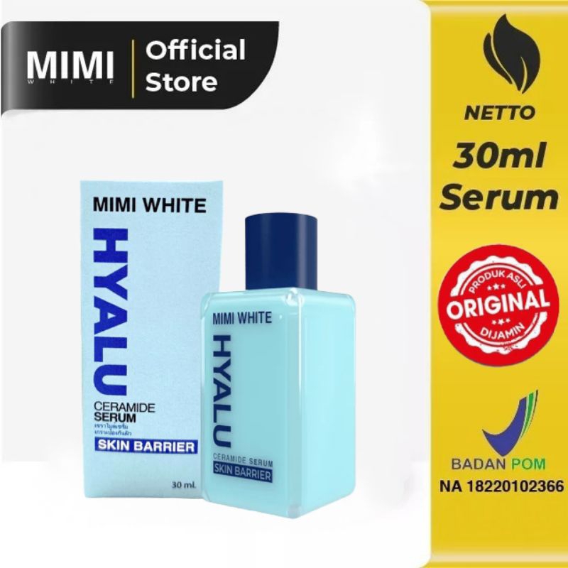 Jual MIMI WHITE HYALURONIC ACID CERAMIDE NIACINAMIDE SERUM 30ML ...