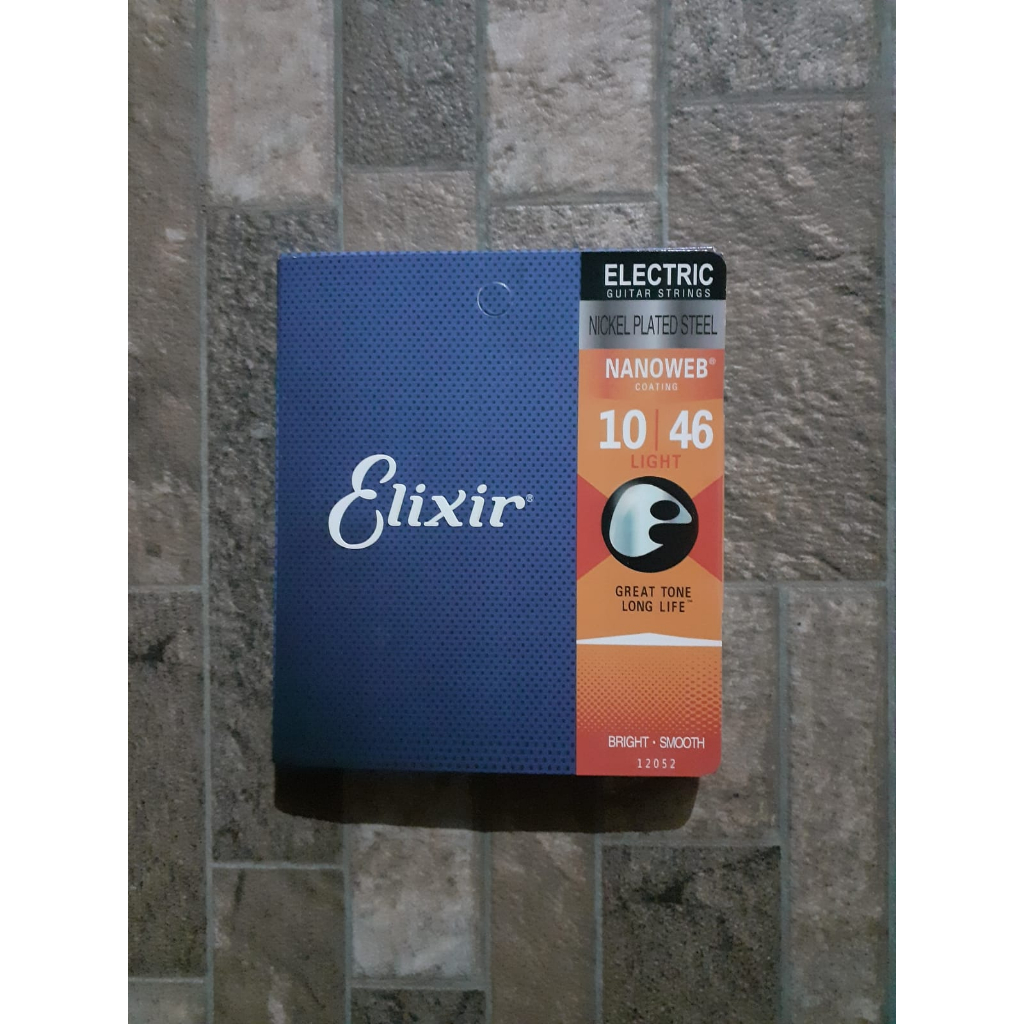 Jual senar gitar elixir elektrik 10 satu set | Shopee Indonesia